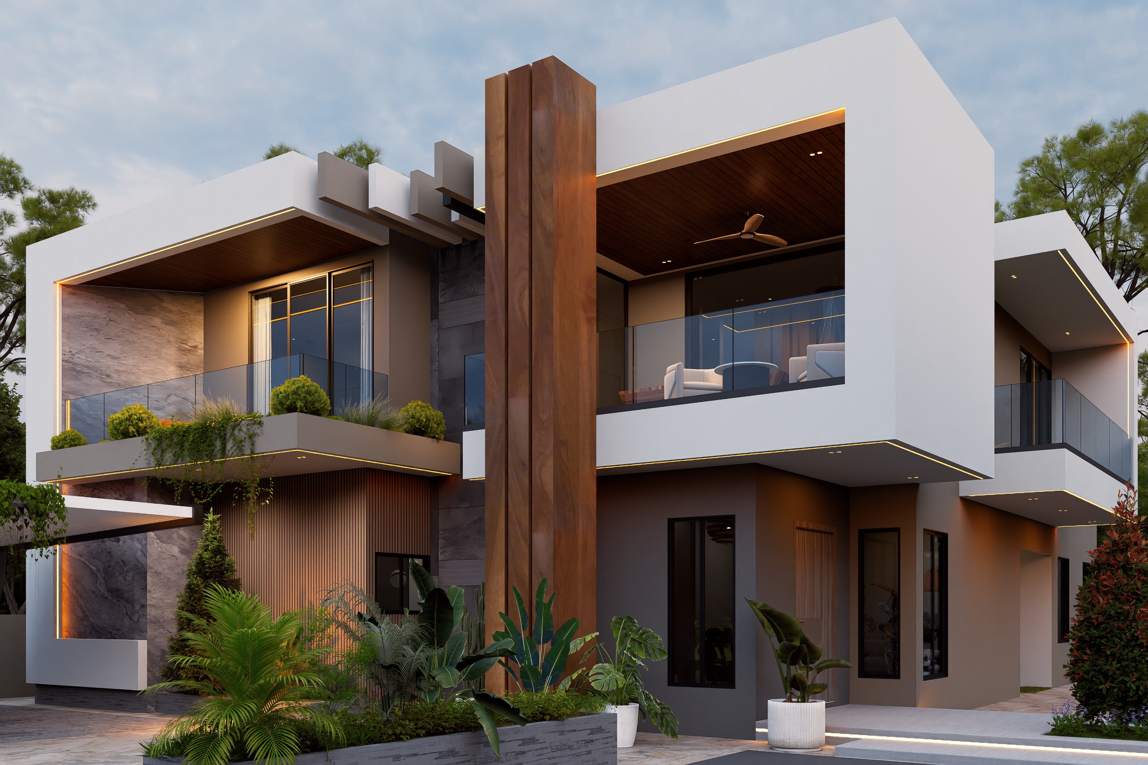 Luxury 5 Bedroom Modern House (Building size - 252sqm) ID4454 – x14studio