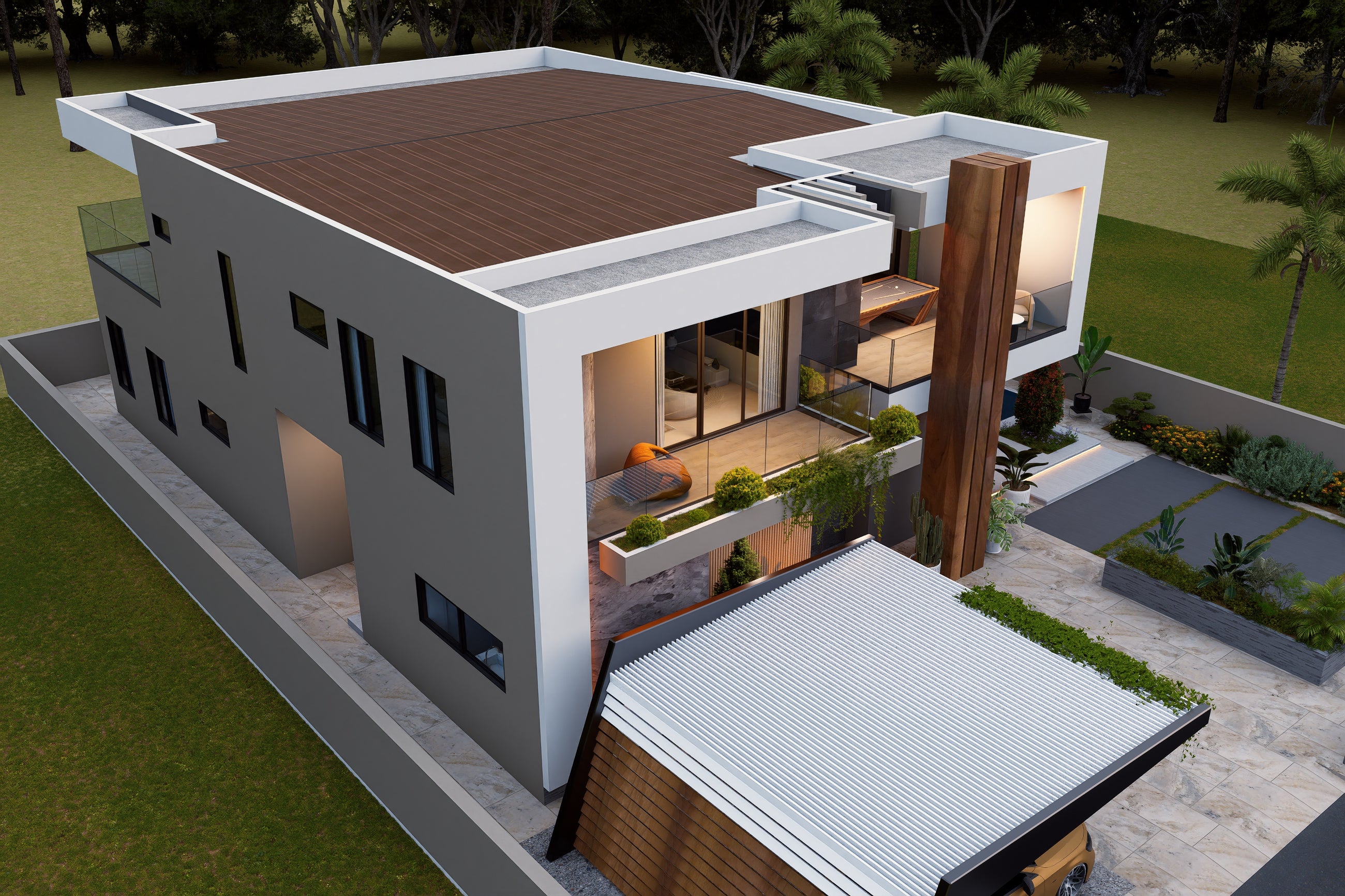 Luxury 5 Bedroom Modern House (Building size - 252sqm) ID4454 – x14studio