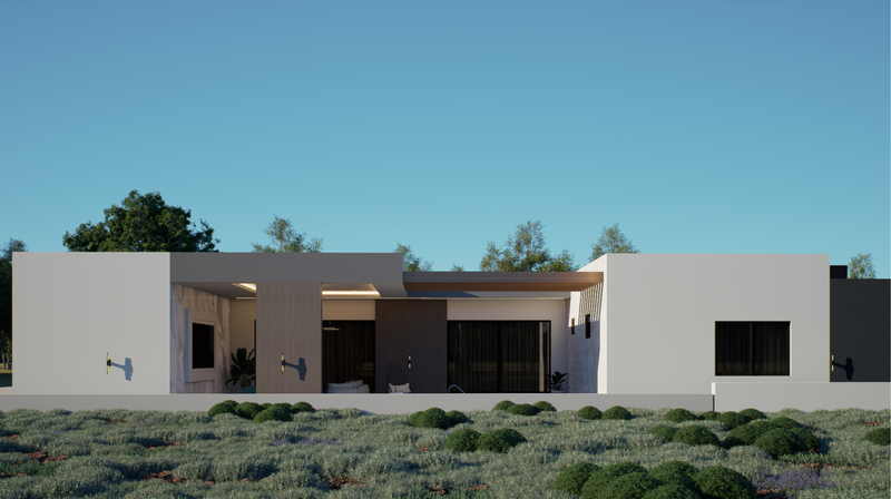 4 Bedroom Bungalow House Design (Building size 322sqm) ID 5478 – x14studio